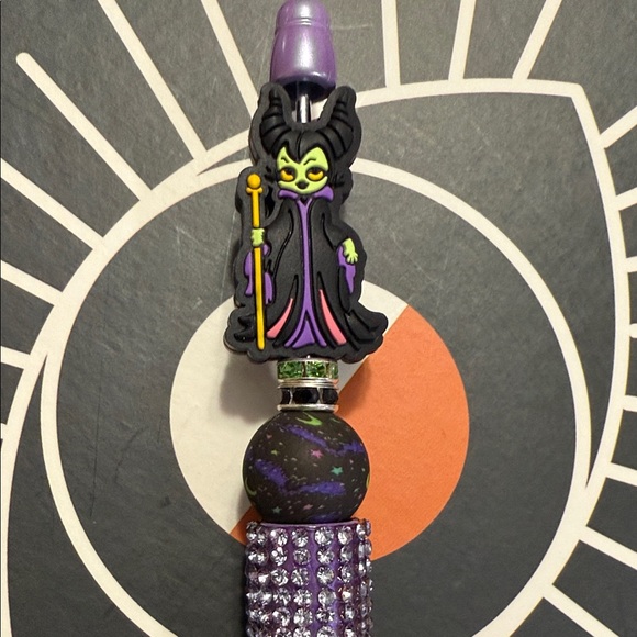 Office | Maleficent Silicone Bead Pen Disney Villain | Poshmark